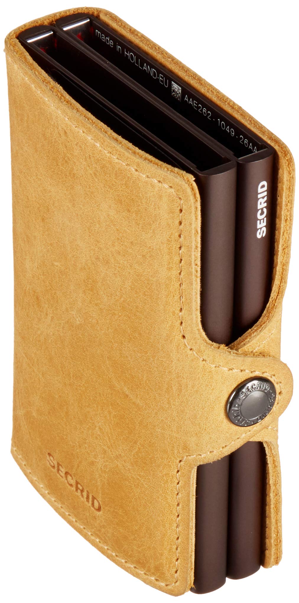 SECRID-Twin Ochre Leather Wallet