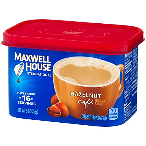 Maxwell House International Fall Flavors with Suisse Mocha Cafe | Instant Flavored Coffee Variety Pack, 7-9 oz Canisters, (4 Pack)