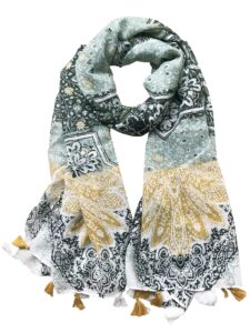 lightweight women's fashion floral printed winter fall warm scarves scarf shawl