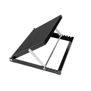 WL Professional Steel Calf Stretcher, Adjustable Ankle Incline Board and Stretch Board, Slant Board with Full Non-Slip Surface, 16" x 14", 4 Positions (500 LB Capacity)