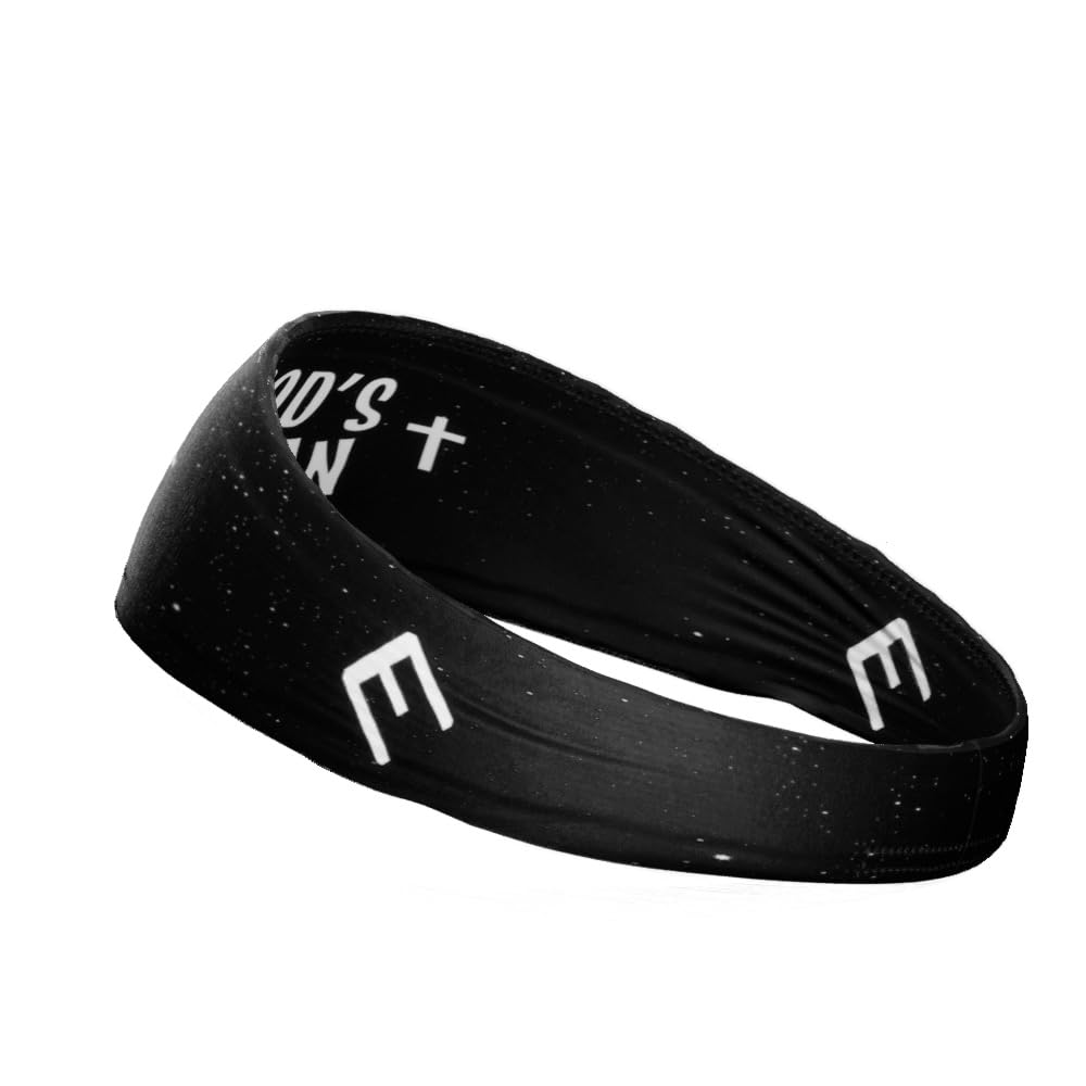 Elite Athletic Gear Unisex Headband/Sweatband. Multiple Designs! Sports, Fitness, Working Out, Yoga. (God's Plan)