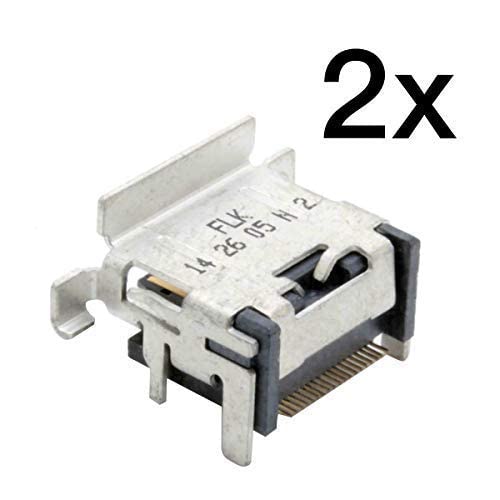 2X HDMI Port Socket Jack Plug Connector Replacement for Microsoft XBox One Console