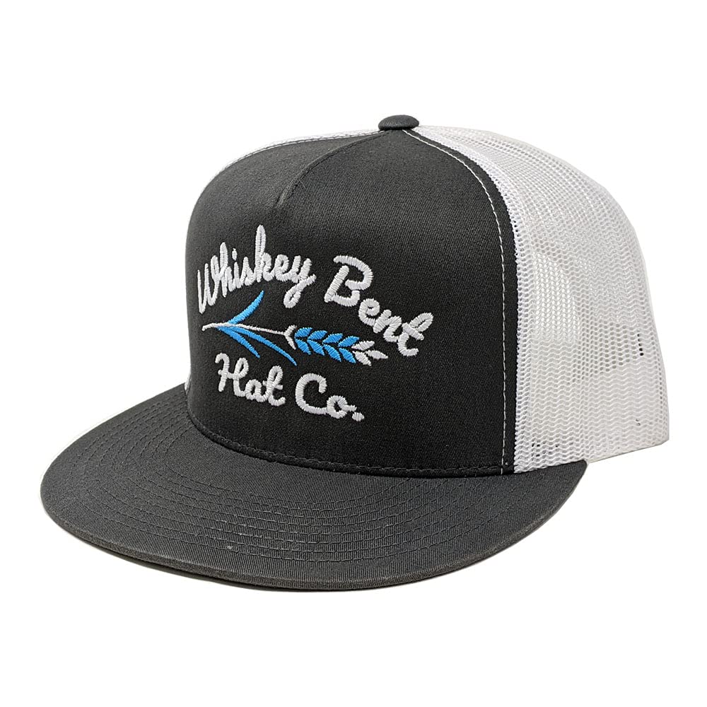 WHISKEY BENT HAT CO. Troubador Adjustable Hat (Grey/White)