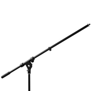 Mophead 66 Inch Professional Grade & Road-Ready Tripod Base Metal Microphone Stand with 33 Inch Telescoping Boom