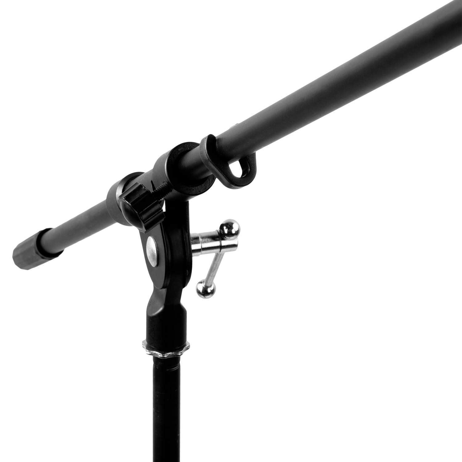 Mophead 66 Inch Professional Grade & Road-Ready Tripod Base Metal Microphone Stand with 33 Inch Telescoping Boom