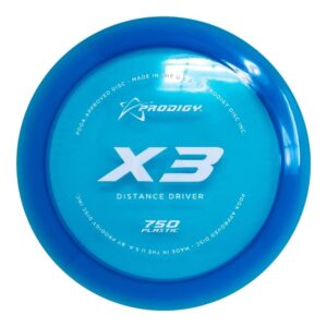 prodigy disc 750 x3 | fast disc golf driver | overstable flight for long drives | very durable 750 plastic | alternative to innova destroyer disc golf driver | colors may vary