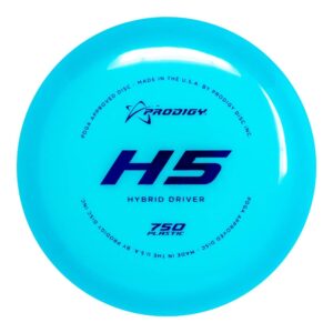 prodigy disc 750 h5 driver | understable hybrid driver disc golf disc | extremely durable | good for all skill levels | colors may vary (170-176g)