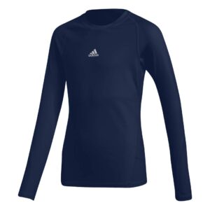 adidas unisex-youth football tee dark blue large