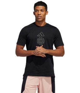 adidas mens harden individuality logo tee black x-large