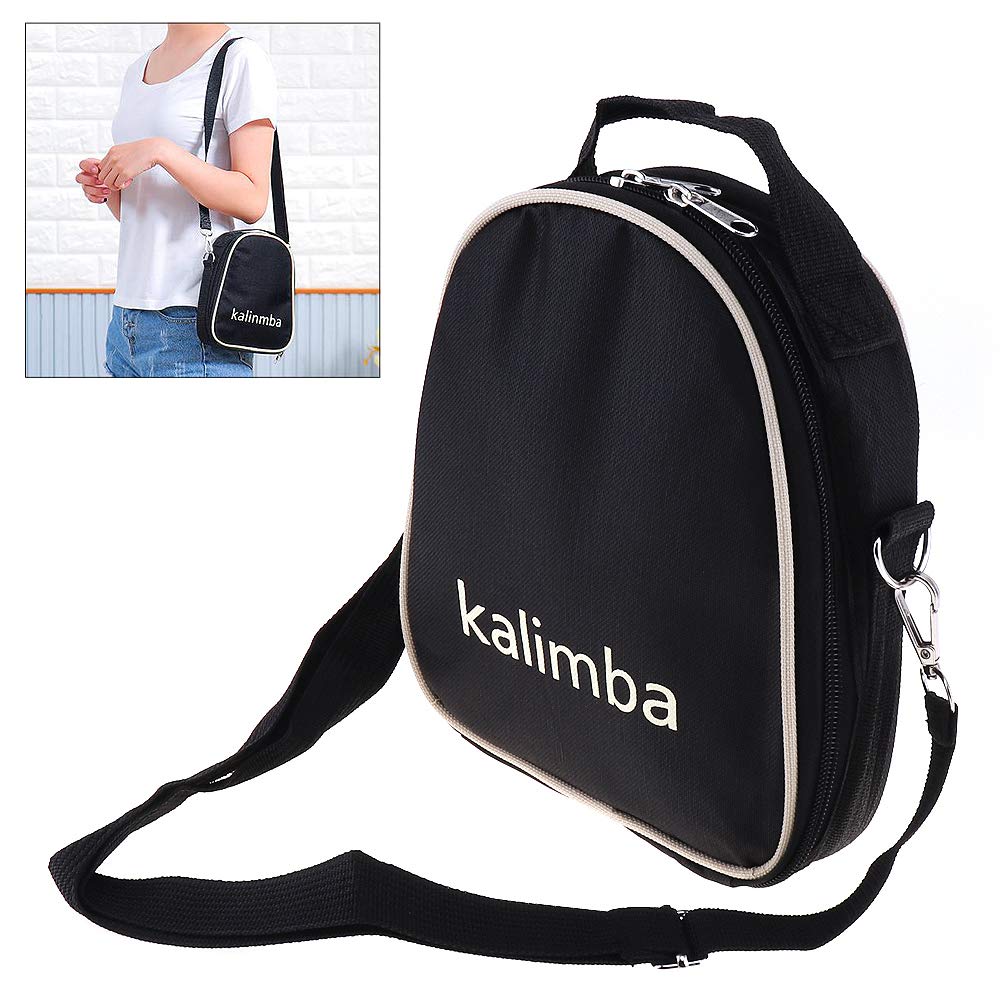 YiPaiSi Kalimba Storage Bag, 17/15/10 Keys Thumb Piano Mbira Case Shoulder Bag, Storage Bag for Kalimba Mbira Thumb Piano Carrying Case Handbag