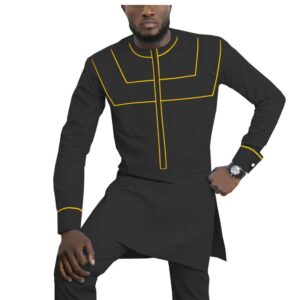 african clothing for men dashiki mens outfits shirts+ ankara pants set tracksuit men tribal attire 12 10 l