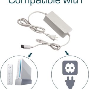 Console Charger for Wii, AC Wall Power Adapter Supply Cable Cord for Nintendo Wii (Not for Nintendo Wii U)