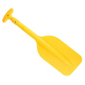 lioobo canoe paddle kayak paddles retractable lightweight paddle aluminum alloy telescopic paddle boat accessories yellow 1pc