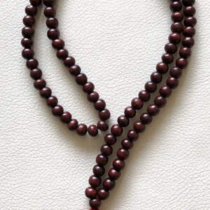 Rosewood mala beads necklace 108 buddhist prayer beads Red Sandalwood japa mala 10 Styles - Energized - w/ mala Pouch (8mm 108+1 Beads mala)