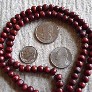 Rosewood mala beads necklace 108 buddhist prayer beads Red Sandalwood japa mala 10 Styles - Energized - w/ mala Pouch (8mm 108+1 Beads mala)