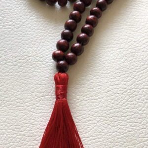 Rosewood mala beads necklace 108 buddhist prayer beads Red Sandalwood japa mala 10 Styles - Energized - w/ mala Pouch (8mm 108+1 Beads mala)