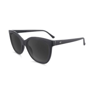 knockaround deja views polarized sunglasses for women - impact resistant lenses & full uv400 protection, black on black