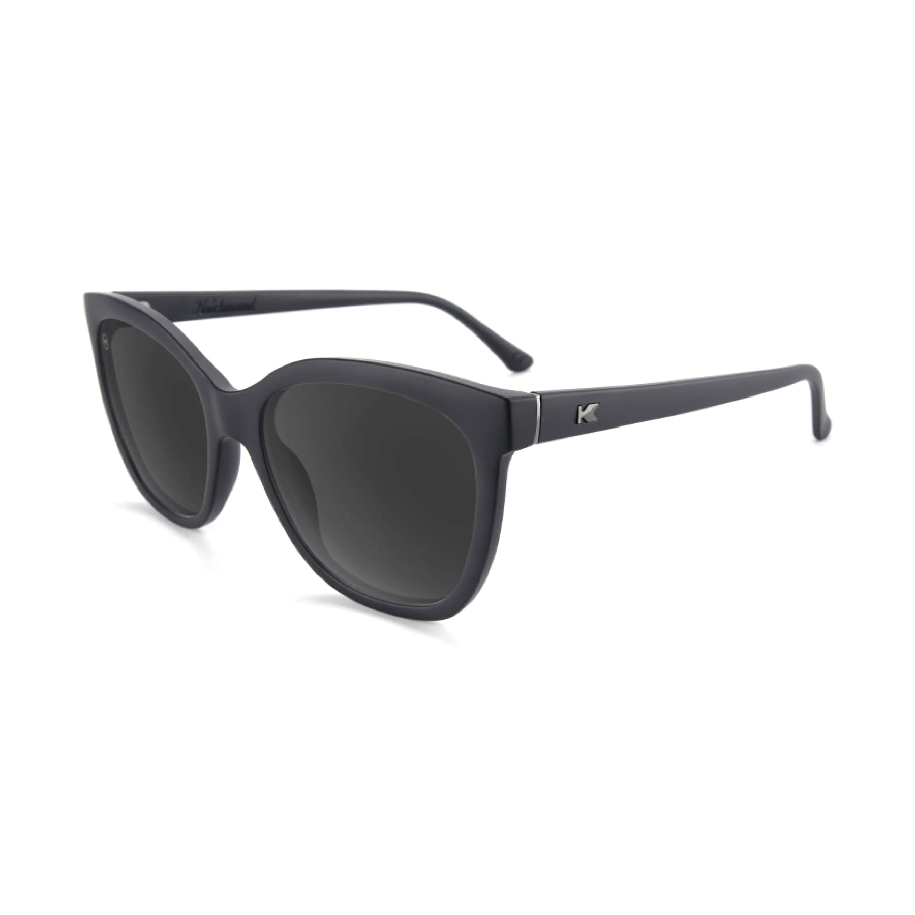 Knockaround Deja Views Polarized Sunglasses for Women - Impact Resistant Lenses & Full UV400 Protection, Black on Black