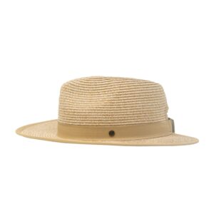 Wallaroo Women’s Gabi Ponytail Fedora – UPF 50+ – Lightweight – Adjustable – Packable – Medium – Beige