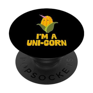 i'm a uni-corn funny rainbow magical uni-corn lover gift popsockets standard popgrip