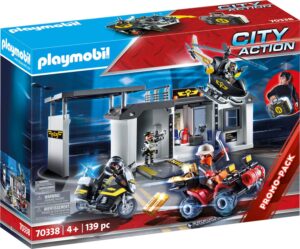 playmobil take along tactical unit headquarters