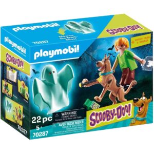 playmobil scooby-doo! scooby & shaggy with ghost