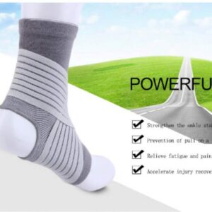 Ankle Brace, for Running, Arthritis, Pain Relief, Arch Support, Sports Injuries and Recovery, Adjustable Breathable Nylon Elastic Material Anti-Sprain Ankle Protector Fits All Men Women