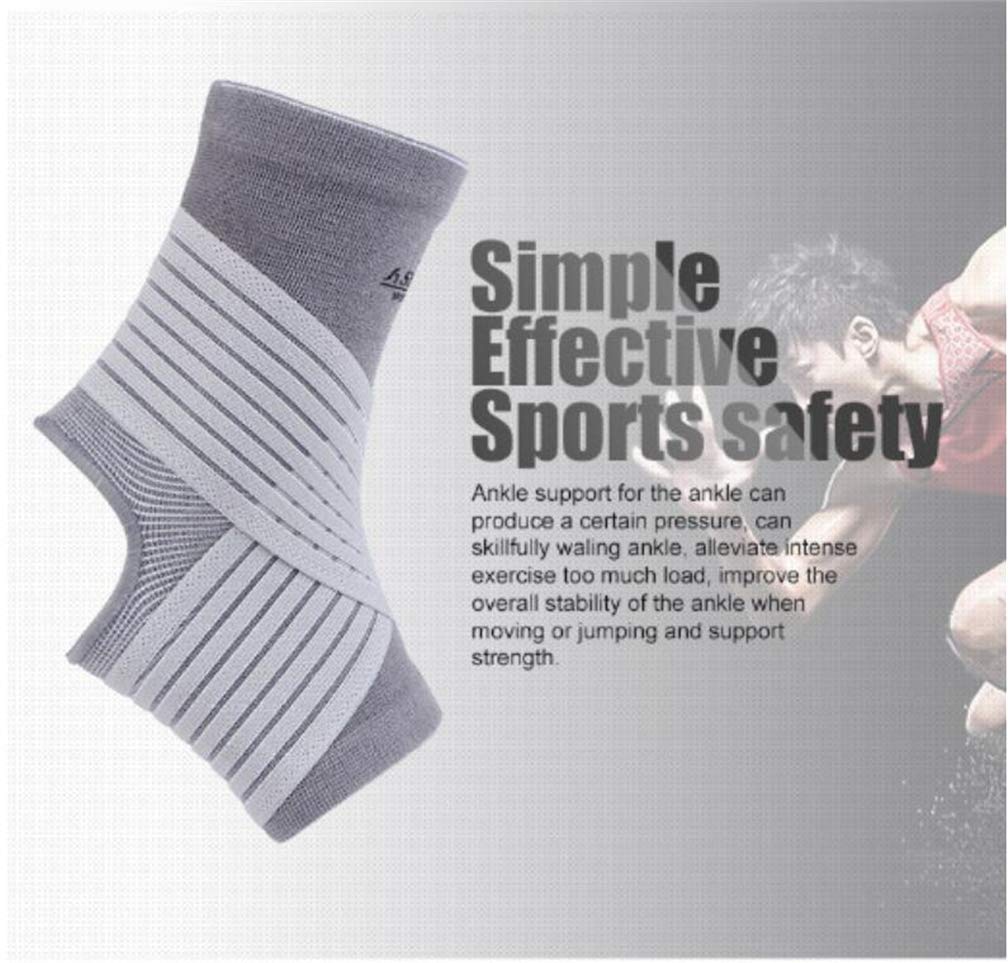 Ankle Brace, for Running, Arthritis, Pain Relief, Arch Support, Sports Injuries and Recovery, Adjustable Breathable Nylon Elastic Material Anti-Sprain Ankle Protector Fits All Men Women