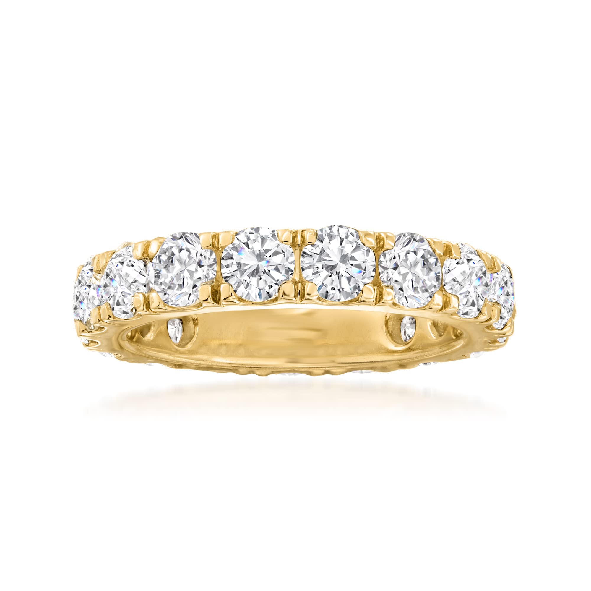 Ross-Simons Diamond Eternity Band Made in 14kt Yellow Gold