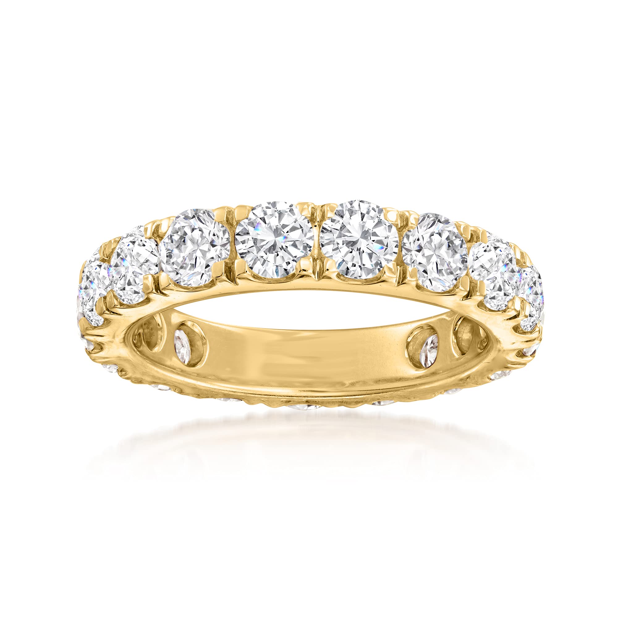 Ross-Simons Diamond Eternity Band Made in 14kt Yellow Gold