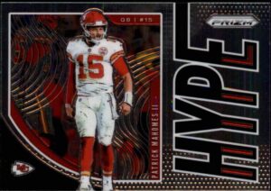 2019 painin prizm hype #10 patrick mahomes ii kansas city chiefs official nfl football trading card in raw (nm or better) condition