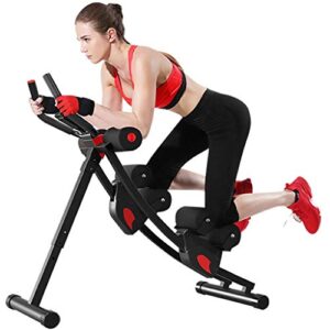 fitlaya fitness ab machine, ab workout equipment for home gym, height adjustable ab trainer, foldable fitness equipment.