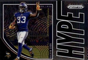 2019 prizm nfl hype #14 dalvin cook minnesota vikings official panini football trading card