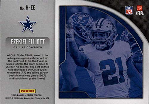 2019 Prizm NFL Hype #1 Ezekiel Elliott Dallas Cowboys Official Panini Football Trading Card