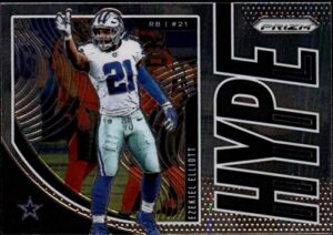 2019 prizm nfl hype #1 ezekiel elliott dallas cowboys official panini football trading card