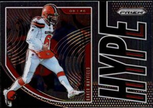 2019 prizm nfl hype #11 baker mayfield cleveland browns official panini football trading card