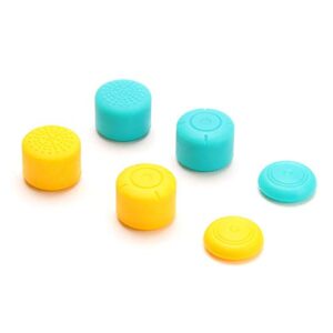 thumb grips cap cover thumbsticks caps for nintendo switch & nintendo switch lite joy-con joystick 6 pcs