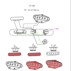 KAISH Fully Loaded Control Plate Pre-Wired 3-Way Control Plate with Wiring Harness for Tele/Telecaster Chrome