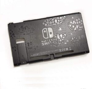 replacement hard back bottom housing shell case cover back faceplate for nintend switch ns console cover plate - new edition (c)