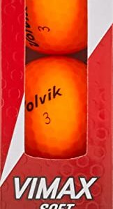 Volvik unisex adult Multi Golf Ball, Orange, Dozen US