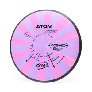 MVP Disc Sports Cosmic Electron Atom Putter Golf Disc [Colors may vary] - 170-175g