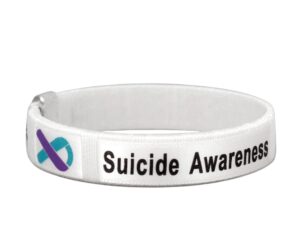 25 pack suicide awareness bangle bracelets - wholesale bracelets for suicide awareness