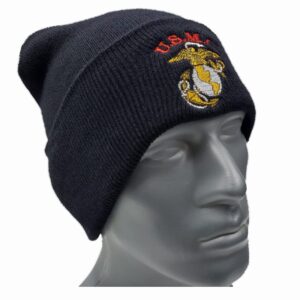 Marines Marine Corps EGA Cuffed Beanie Hat Cap WCAP030 c