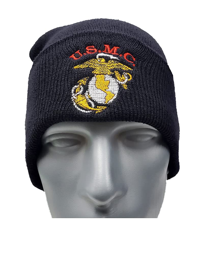 Marines Marine Corps EGA Cuffed Beanie Hat Cap WCAP030 c