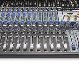 PreSonus StudioLive AR16c 18-Channel USB-C Hybrid Digital/Analog Performance Mixer, Unpowered