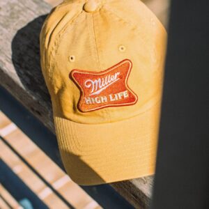 AMERICAN NEEDLE Miller High Life Beer Ballpark Adjustable Baseball Dad Hat