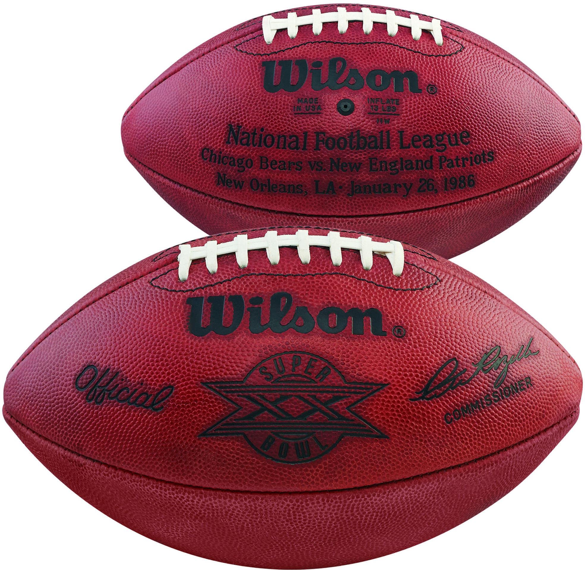 Super Bowl XX Wilson Official Game Football - NFL Balls