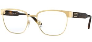 versace ve 1264 1460_5 gold metal oval eyeglasses 54mm