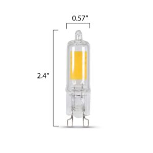 Feit Electric BP35G9/830/LED/6 35-Watt EQ DM G9 Base T4 Specialty LED Light Bulb, 6-Pack