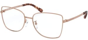 michael kors mk3035-1108 eyeglasses frame memphis rose gold w/demo lens 54mm